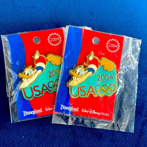 Disney | Jewelry | Olympics Donald Duck 204 Usa Commemorative Disney ...